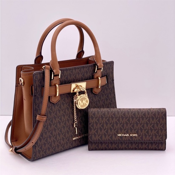 Michael Kors | Bags | Michael Kors Hamilton Small Satchelcrossbody And Wallet Set | Poshmark